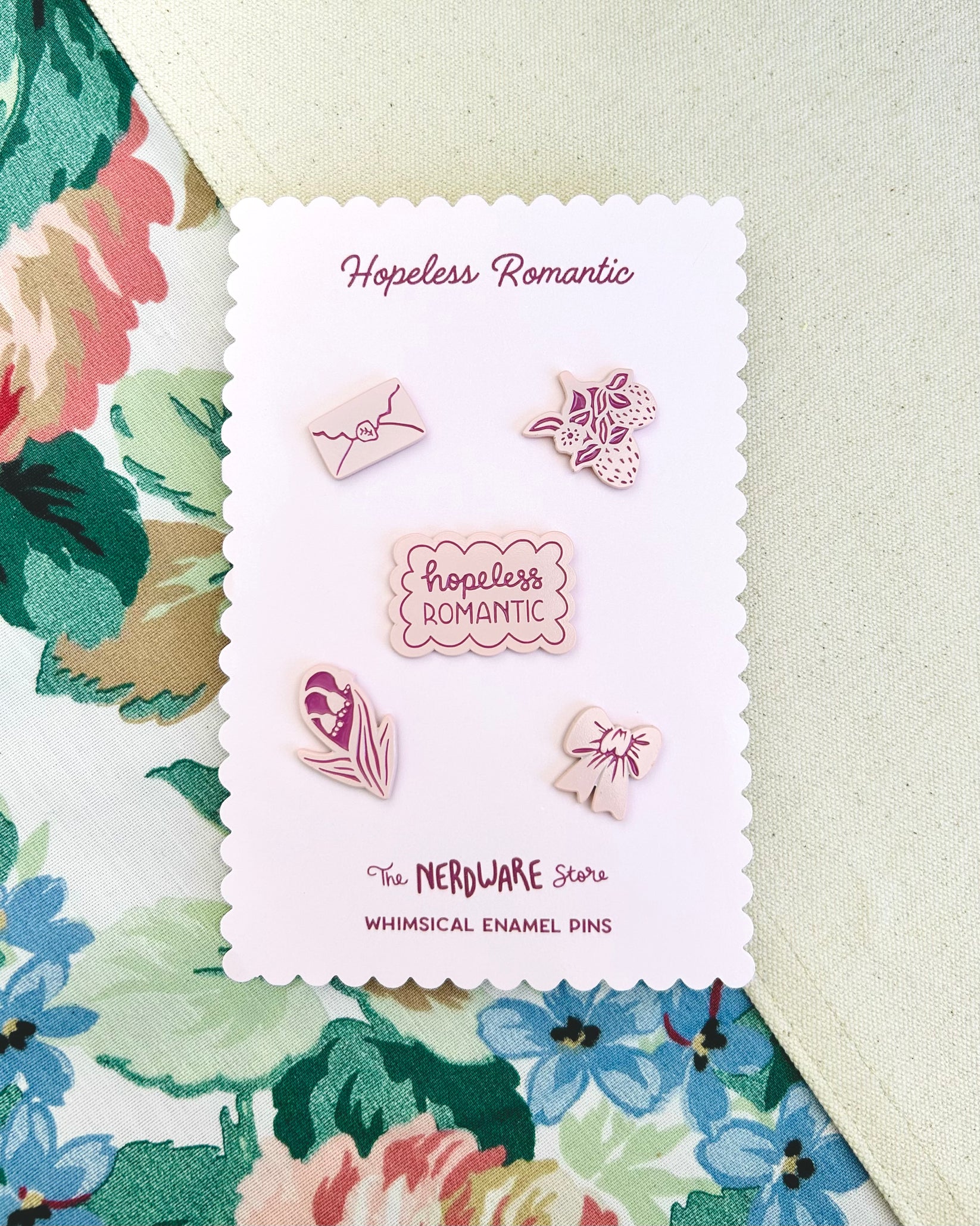 Hopeless Romantic Pin Set – The Nerdware Store